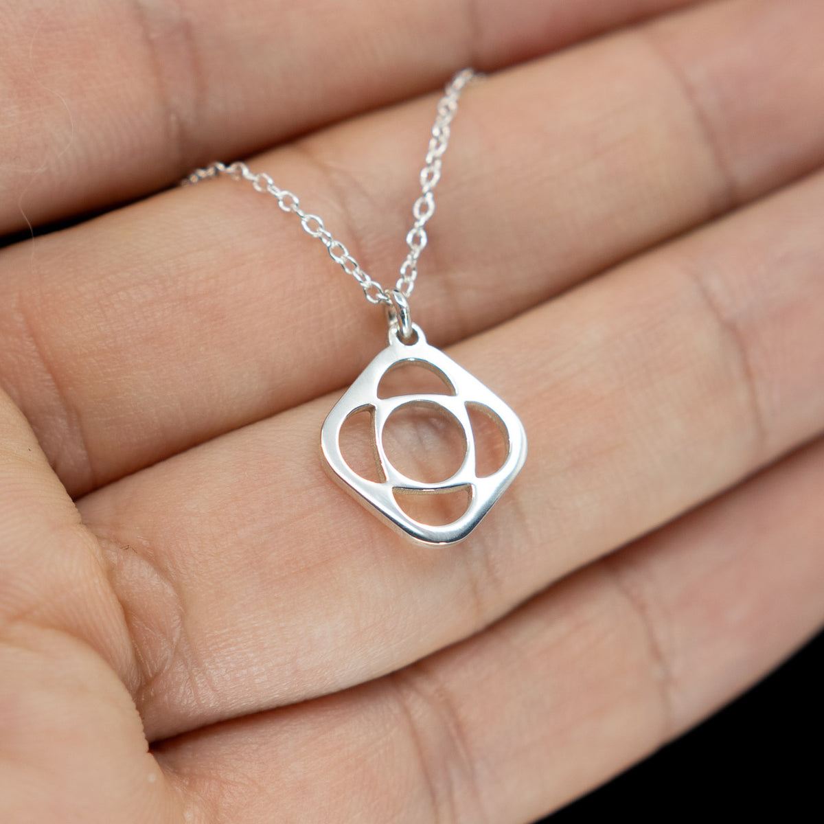 Psyche sterling silver necklace