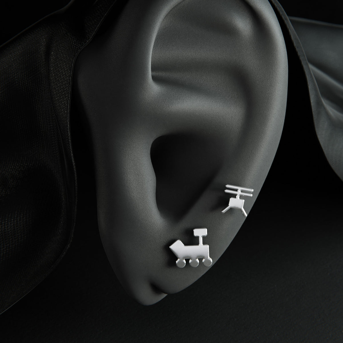 Percy & Ginny earrings - sterling silver